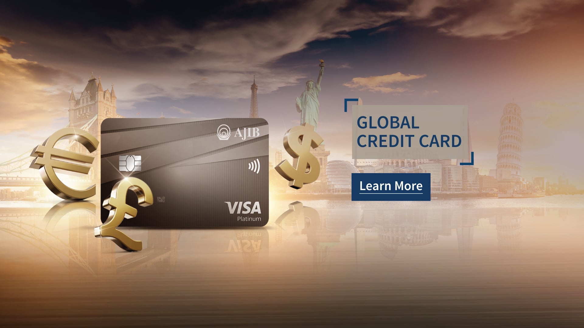 AJIB Global Credit Card | Arab Jordan Investment Bank